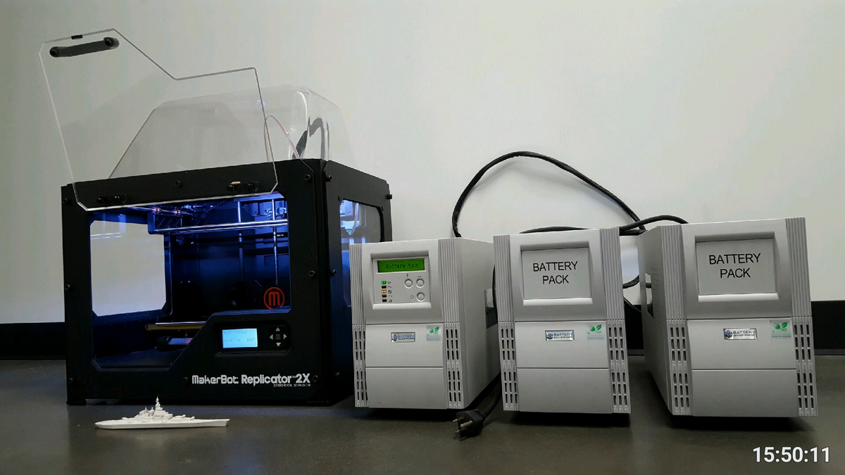 Battery Powered 3D Printer – Battery Backup Power, Inc.